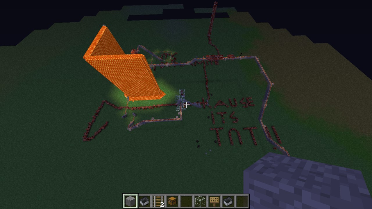 TNT Rollercoaster Minecraft Map