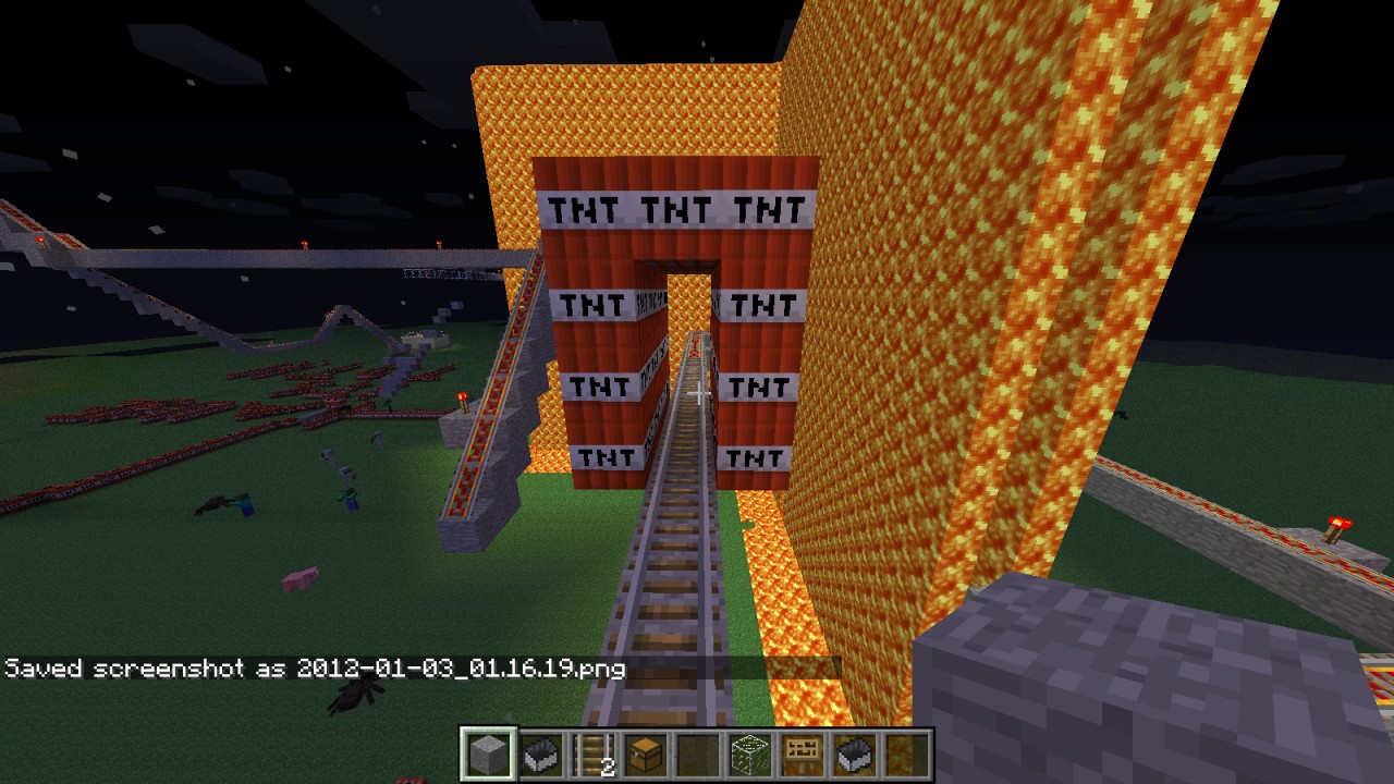 TNT Rollercoaster Minecraft Map