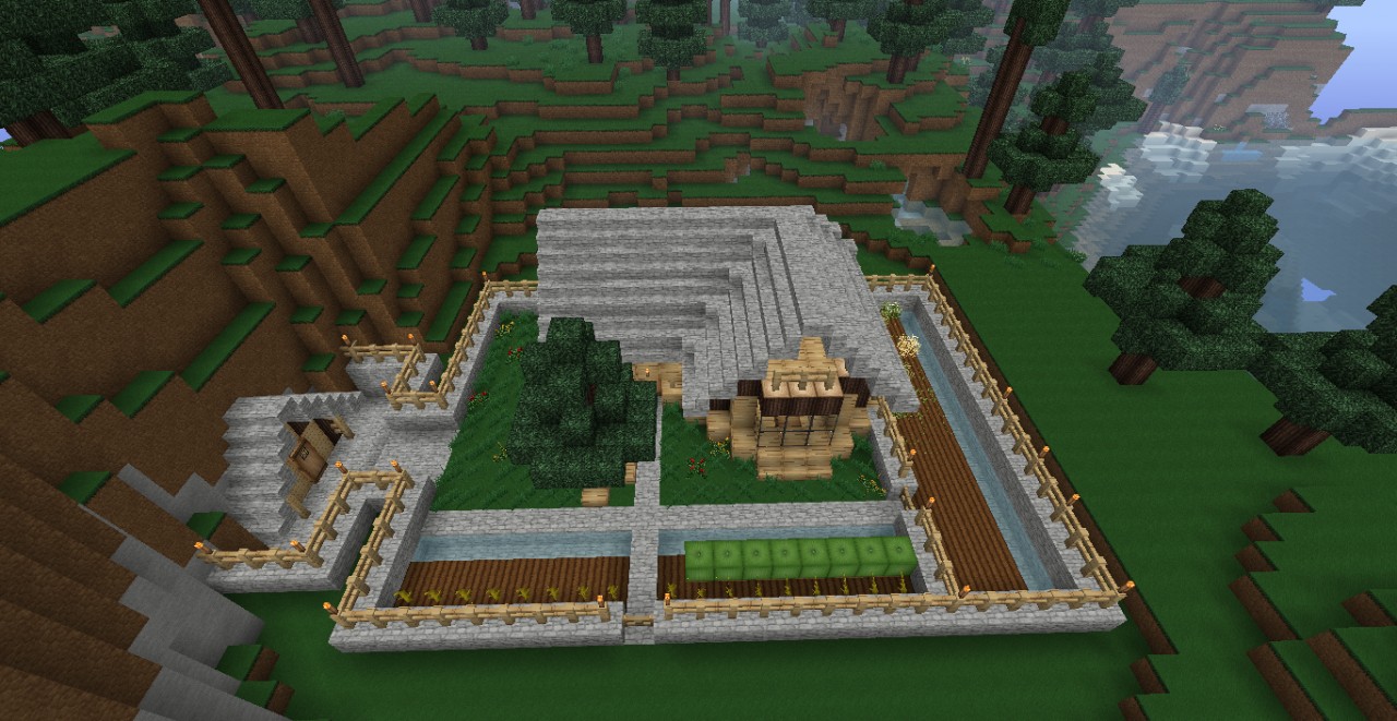 Small Mansion With Shed Minecraft Map