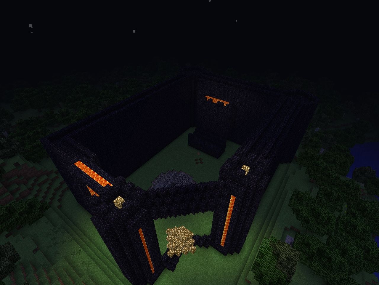 Castle of the black creeper Minecraft Map