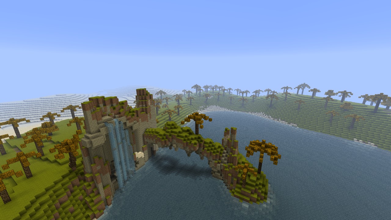 Desert Island Minecraft Map