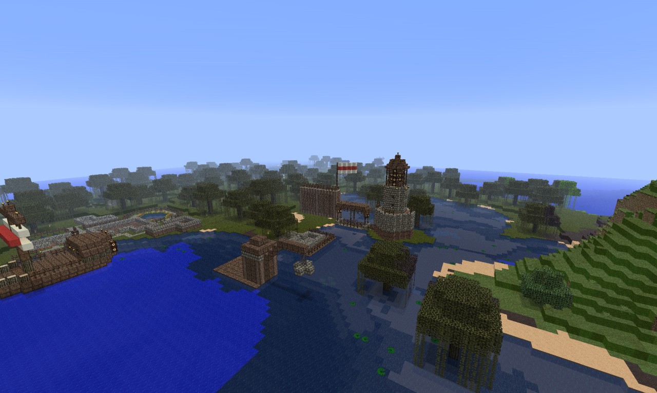 Medieval port city (project Agharta) Minecraft Map