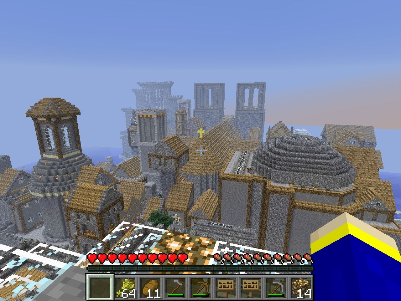 City and castle complex Minecraft Map