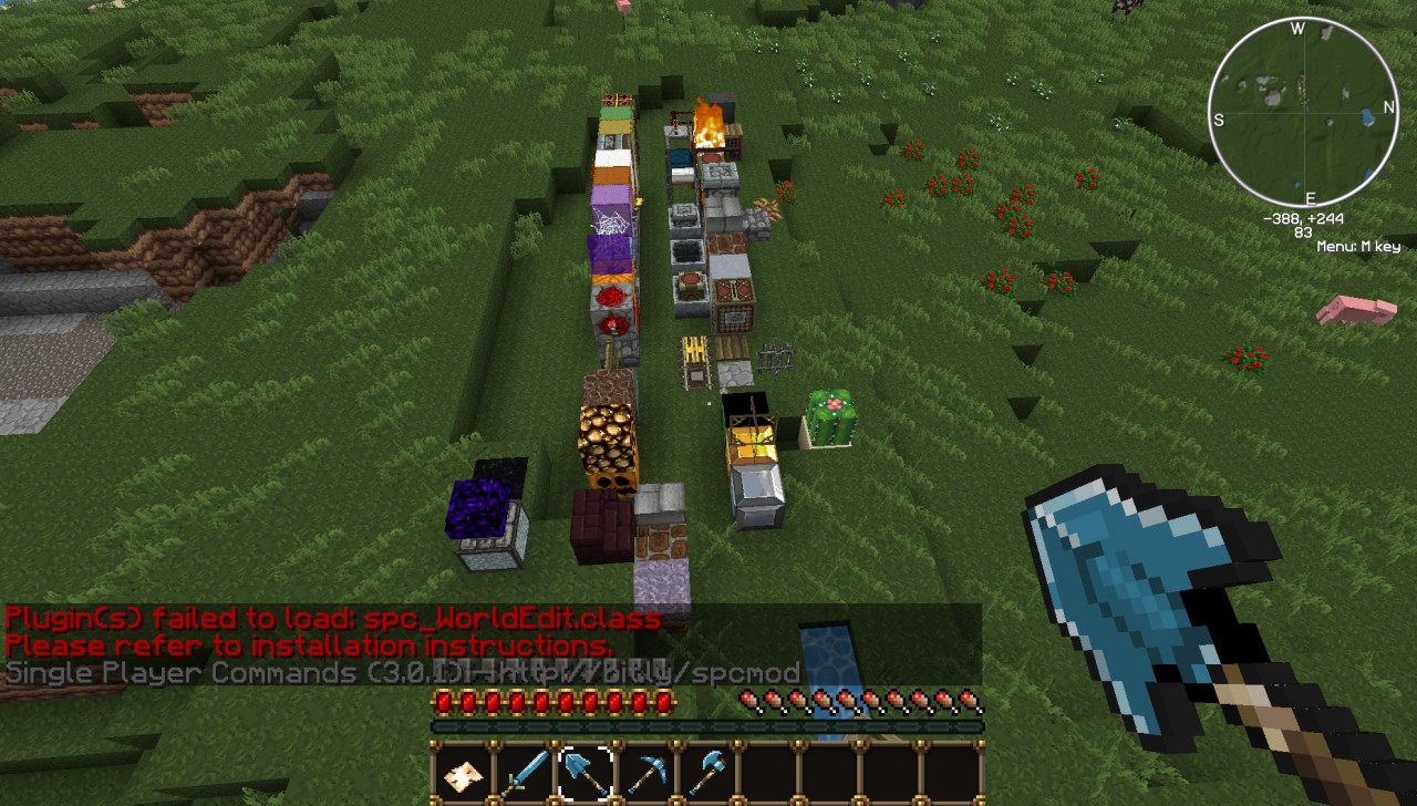 Texture test map Minecraft Map