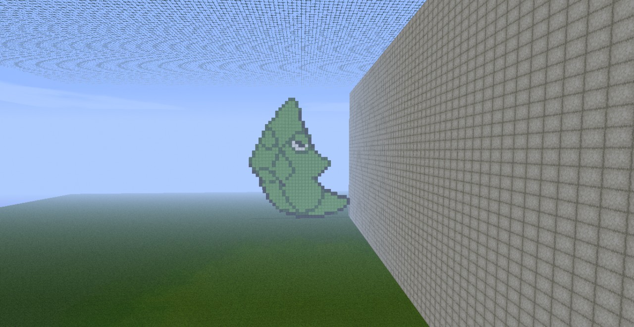 Metapod Pixel Art Minecraft Map
