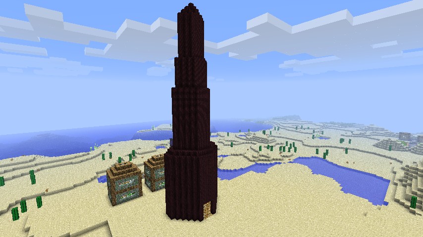 Awesome Nether Tower Minecraft Map