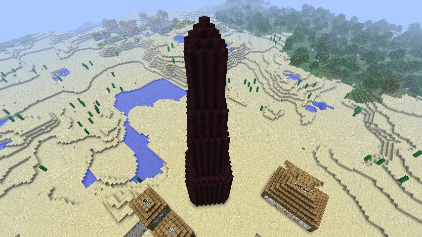Awesome Nether Tower Minecraft Map