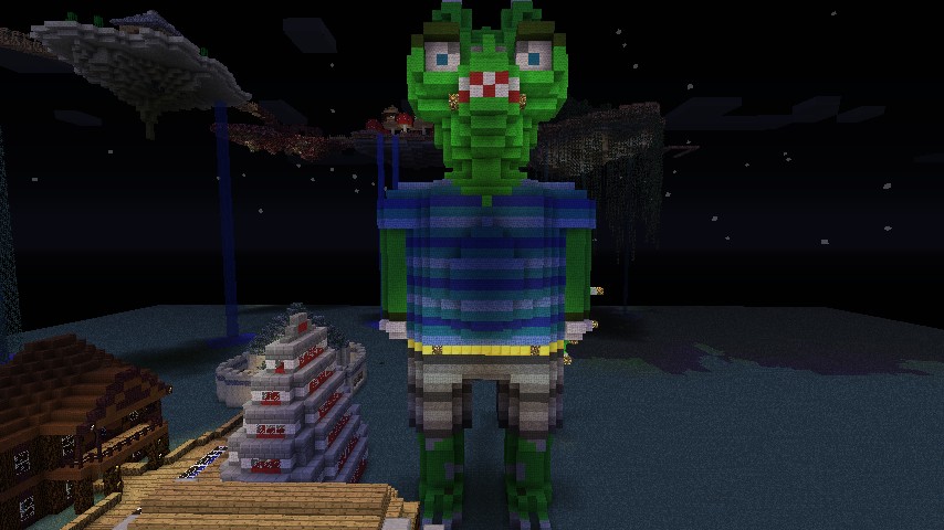 Lizard man Minecraft Map
