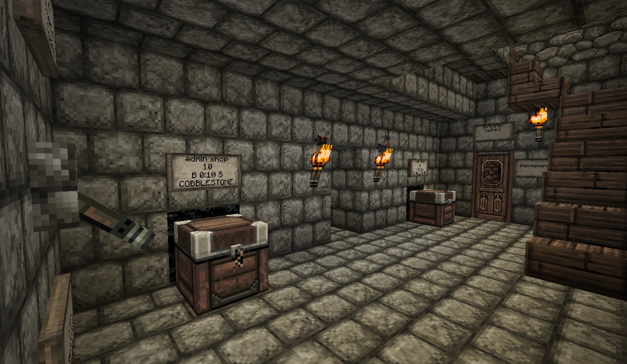 Medieval Cobblestone Factory/Stone Vendor Minecraft Map