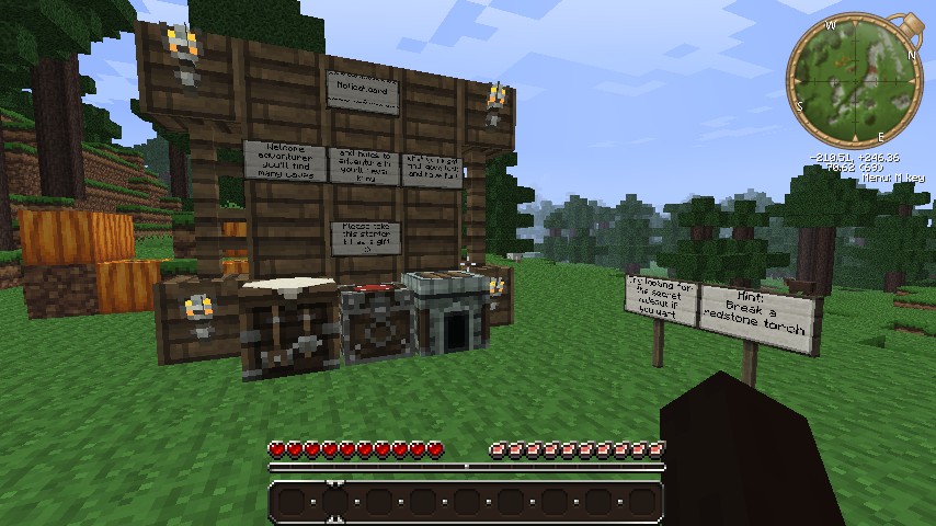 A scar in the face of Minecraft Minecraft Map