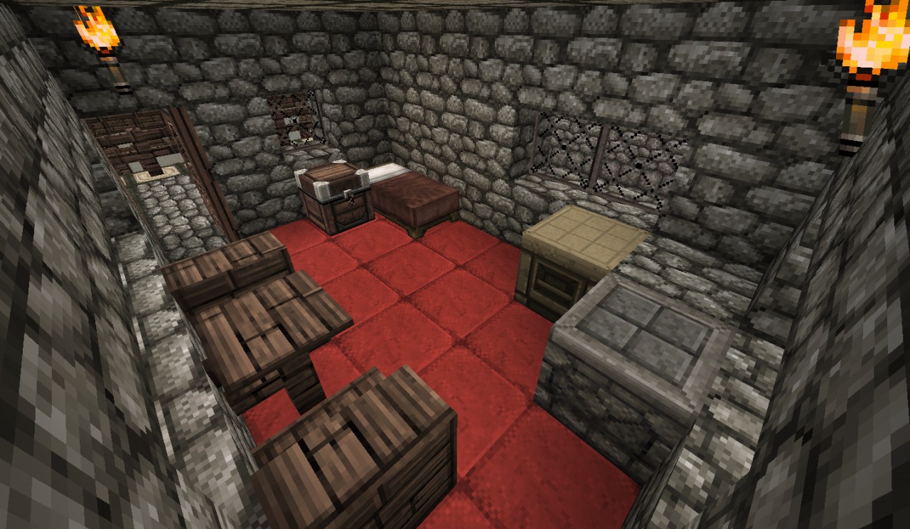 Medieval apartment building Minecraft Map