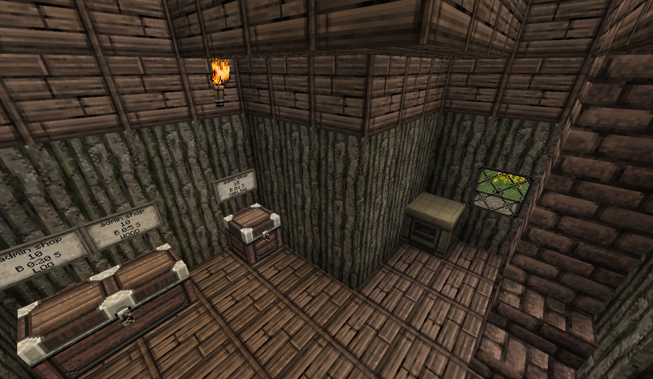 Medieval Woodcutters Hut Minecraft Map
