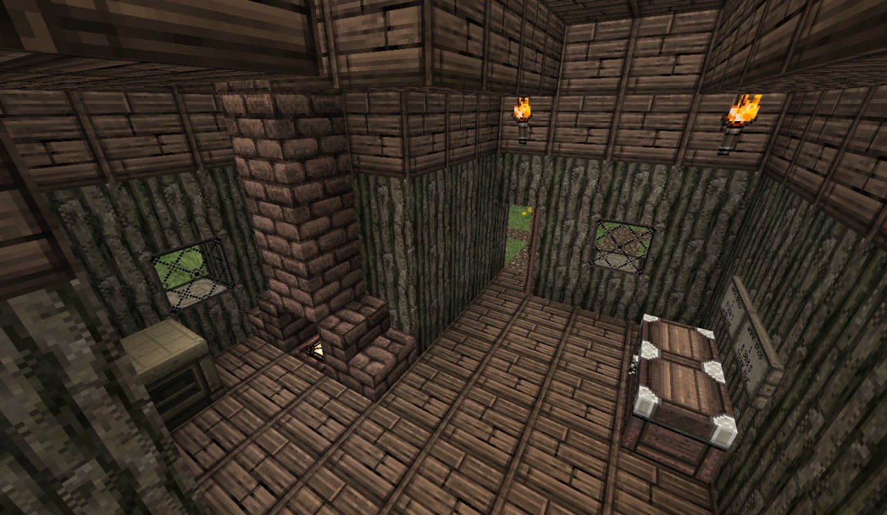 Medieval Woodcutters Hut Minecraft Map