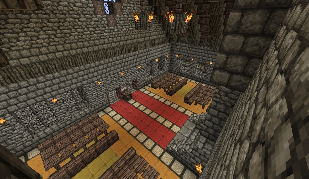 Medieval Town Hall Minecraft Map