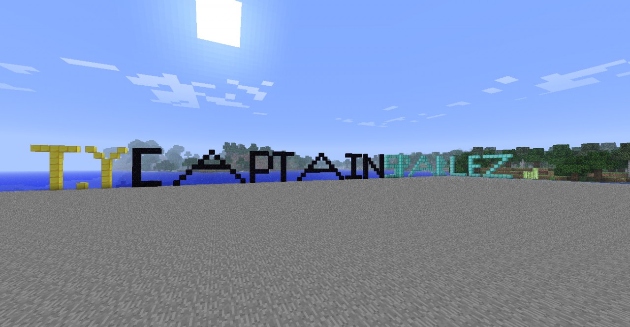 Thanks to Captain Sparklez Minecraft Map