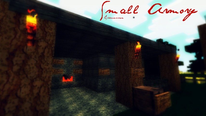 Small Medeival Armory Minecraft Map