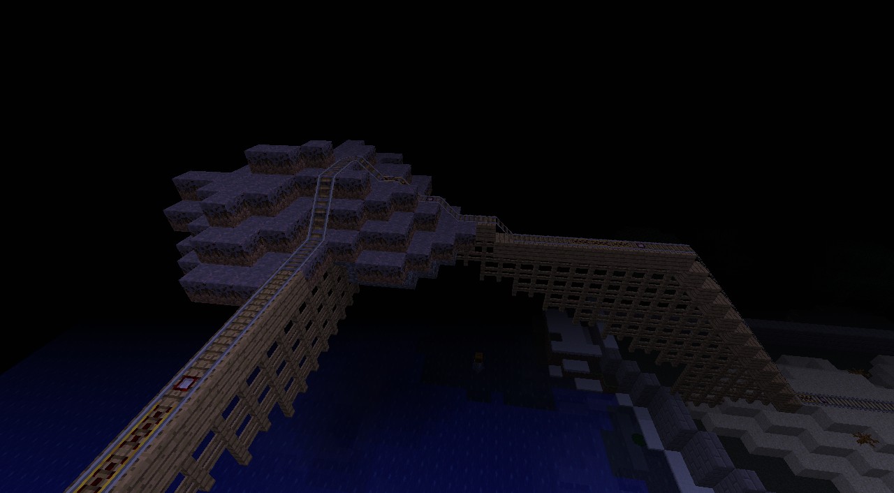 Roller coaster Minecraft Map