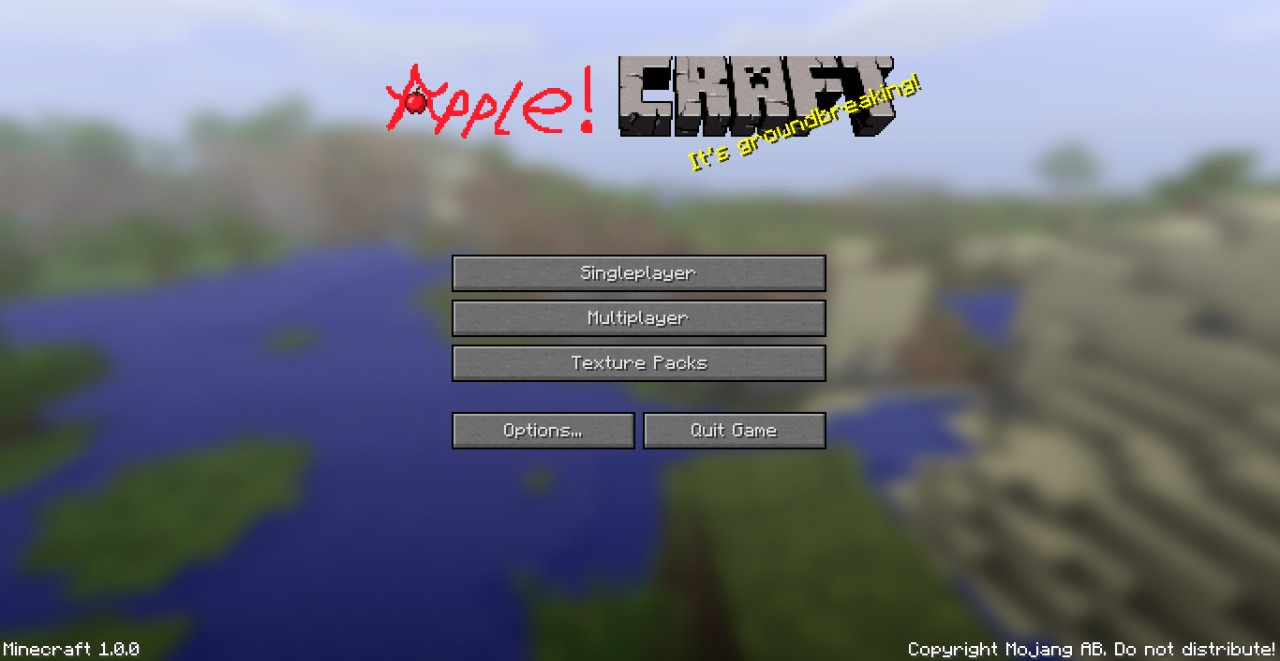 Apple Craft Minecraft Texture Pack