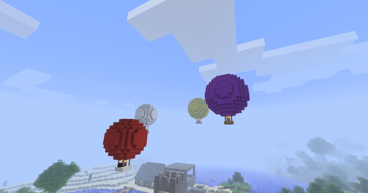 Air Balloons (World Edit) Minecraft Map