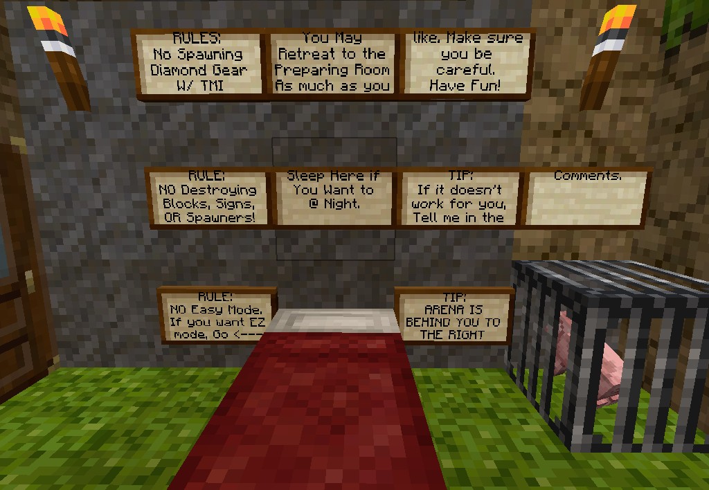 Epic Underground Arena! PLAYABLE! Minecraft Map