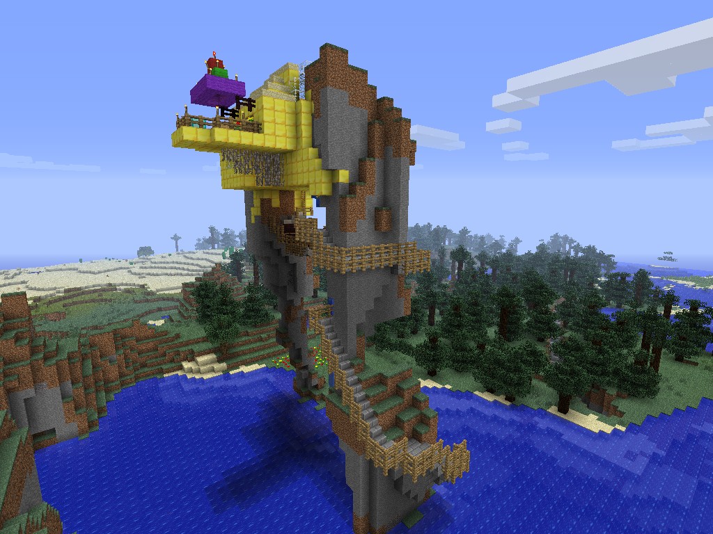 Golden House Minecraft Map