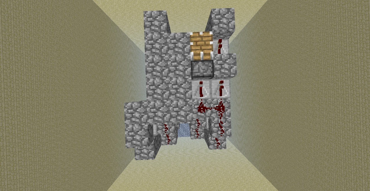 Minecraft Piston 1 way elevator (Up) Minecraft Map