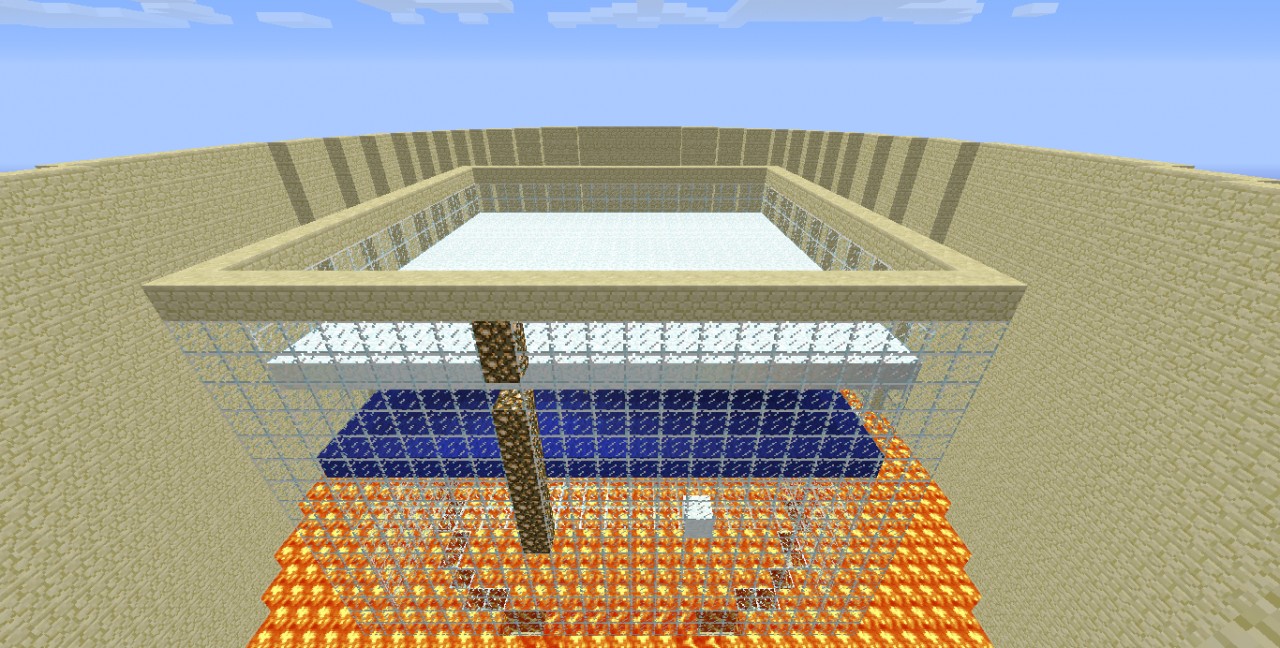 spleef arena server Minecraft Map