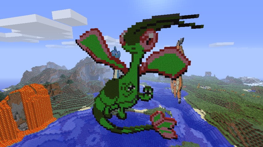 Flygon (Pokemon) Minecraft Map