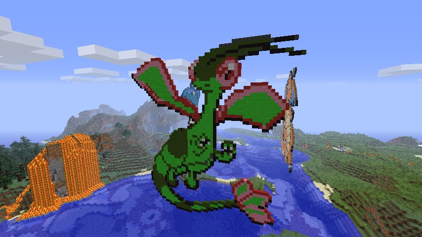 Flygon (Pokemon) Minecraft Map