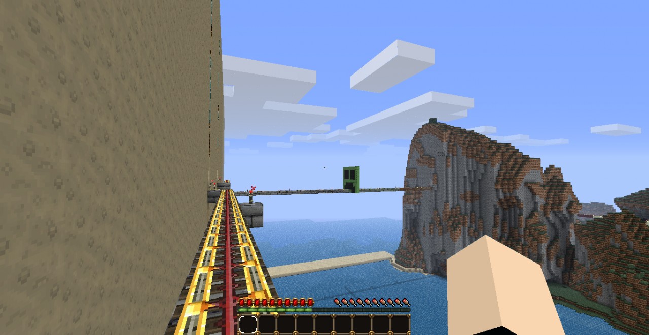 Epic RollerCoaster Minecraft Map