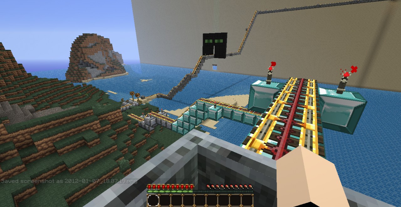 Epic RollerCoaster Minecraft Map