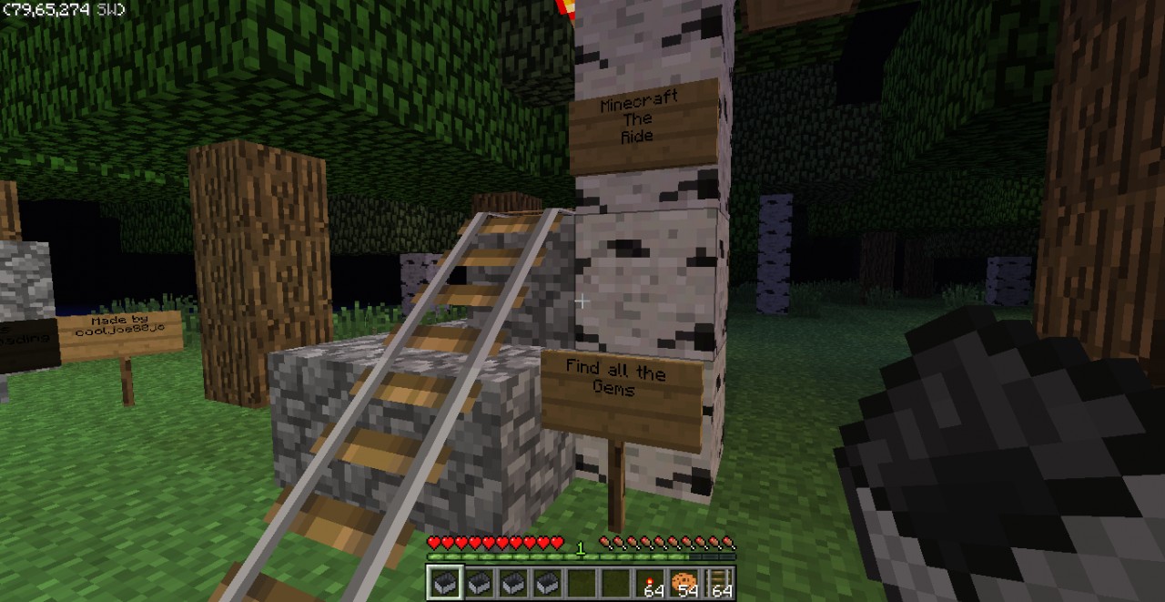 Minecraft the ride Minecraft Map