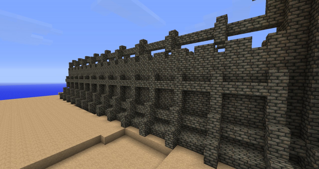 Gothic Wall Segment Minecraft Map
