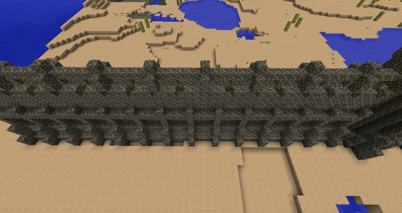 Gothic Wall Segment Minecraft Map