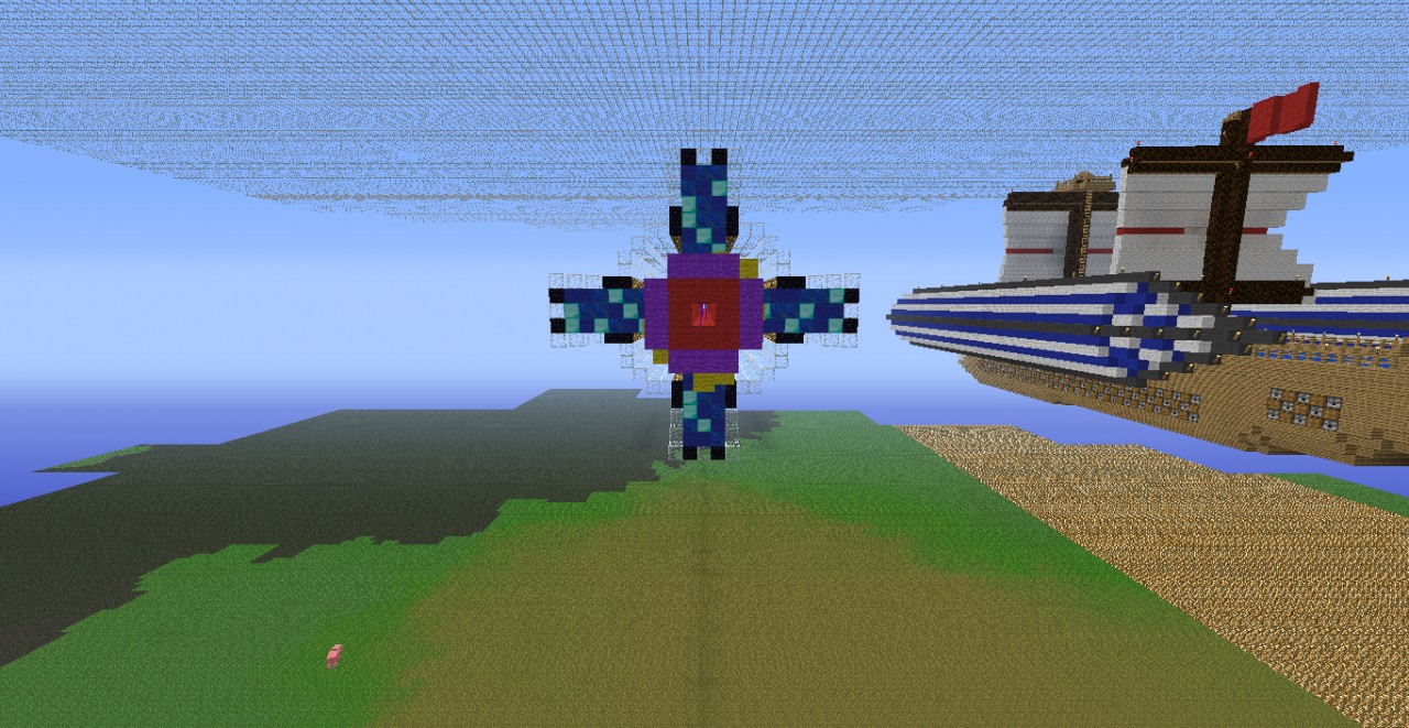 Giant Air Laser Gun Minecraft Map