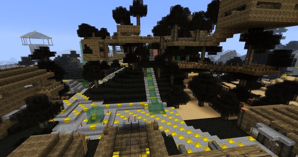 Treehouse / Town Minecraft Map