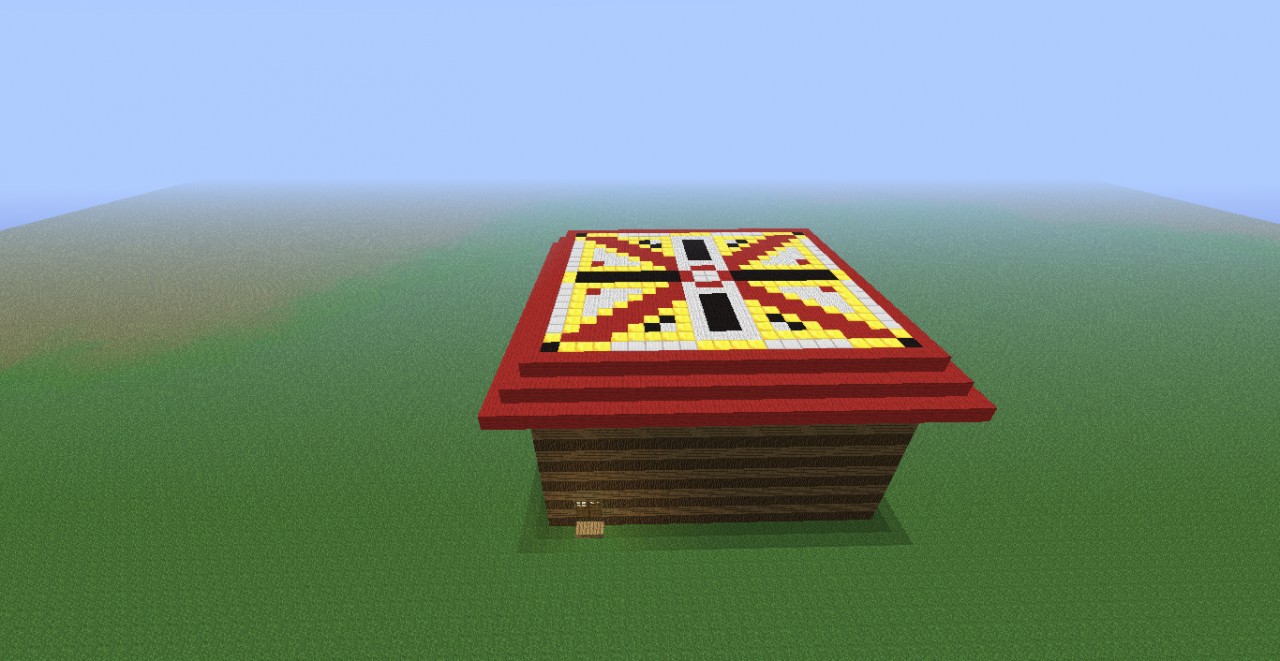 Empty house for building Minecraft Map