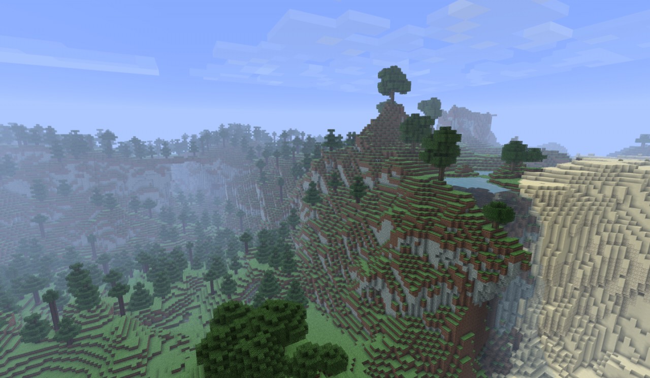 Deep Valley (v2): Custom Terrain Minecraft Map