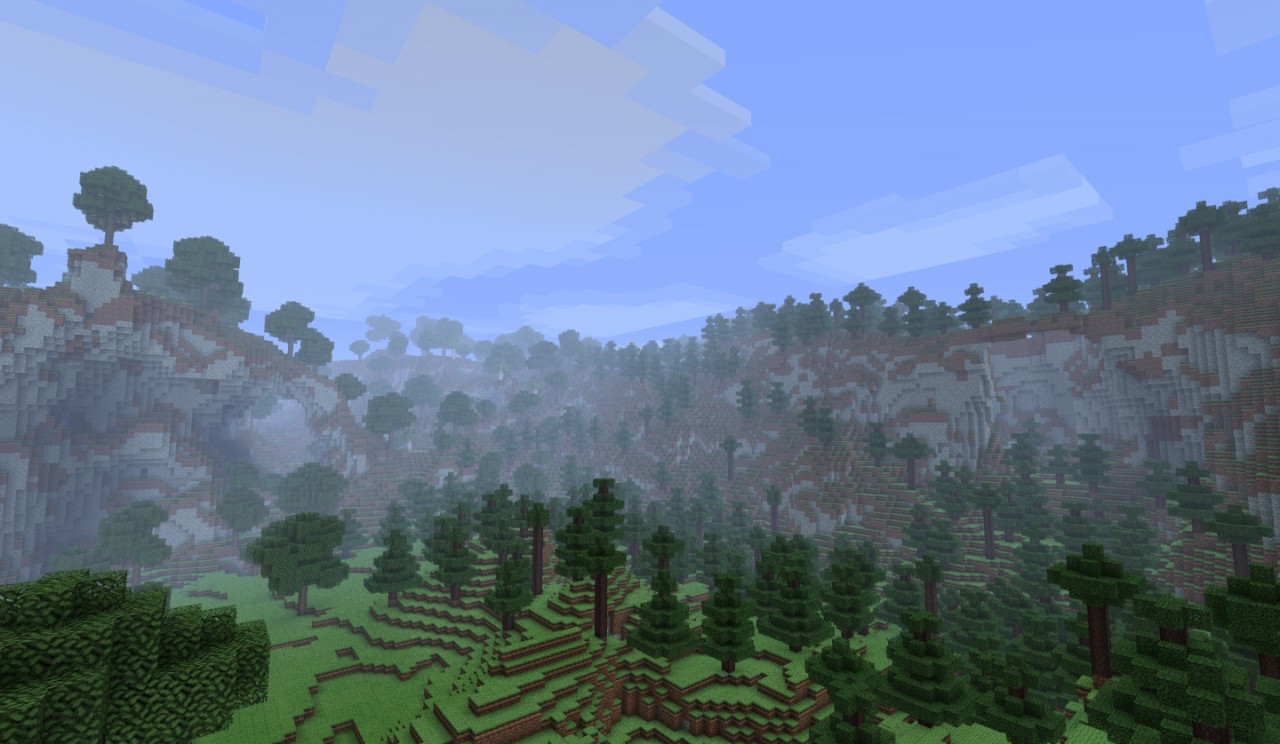 Deep Valley (v2): Custom Terrain Minecraft Map
