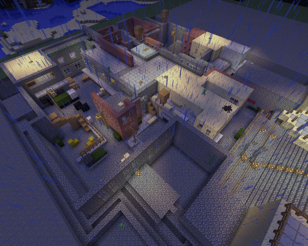 The Fight Club - 12 arenas in a single building Minecraft Map