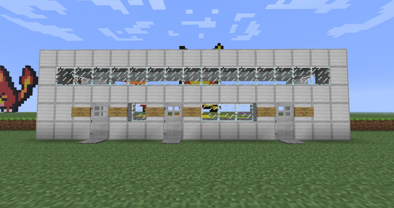 The Pixel Art Area Minecraft Map