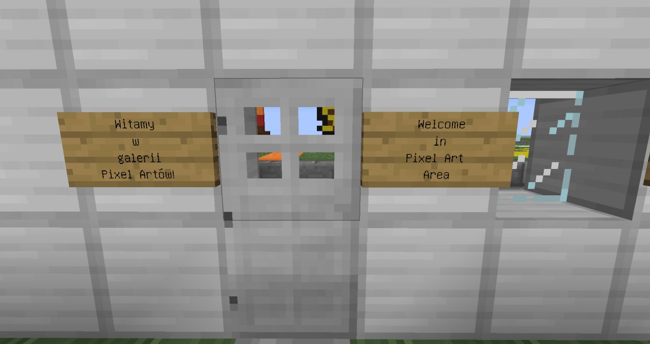 The Pixel Art Area Minecraft Map