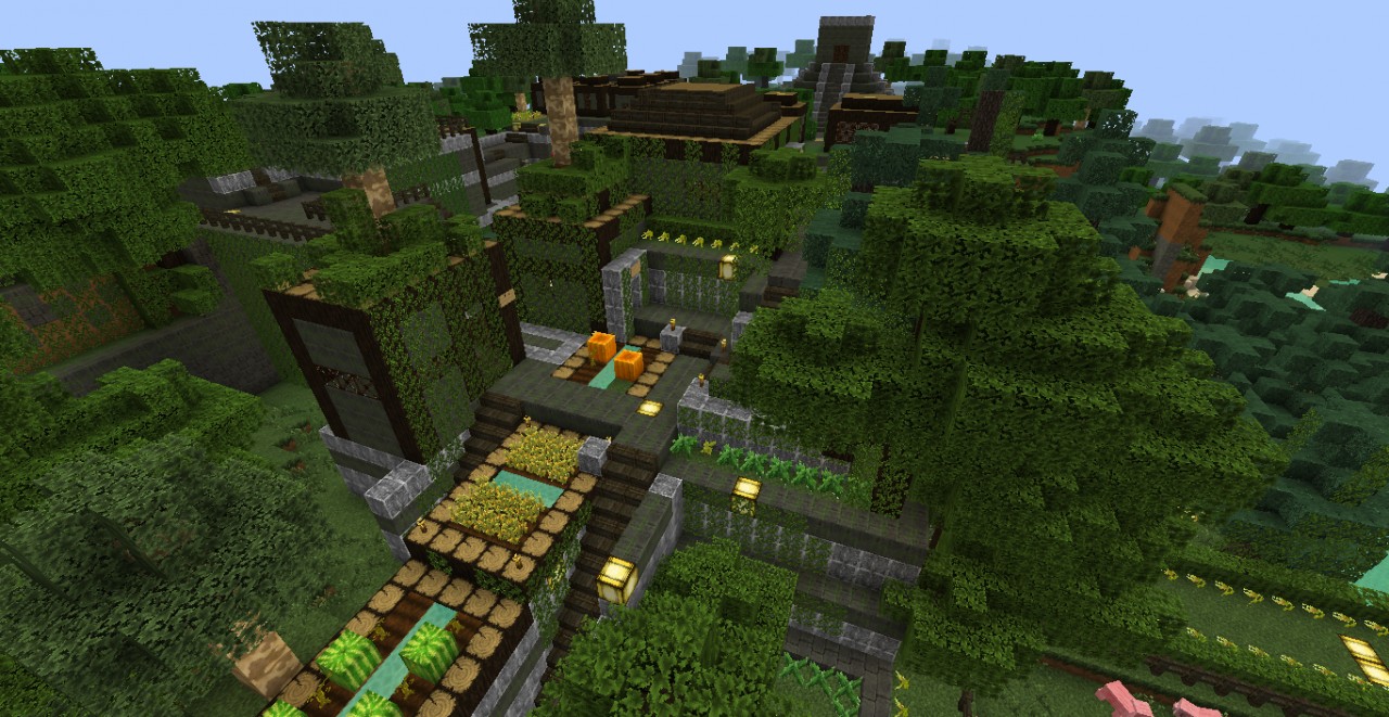 Mount. Haven/Aztec Village Minecraft Map