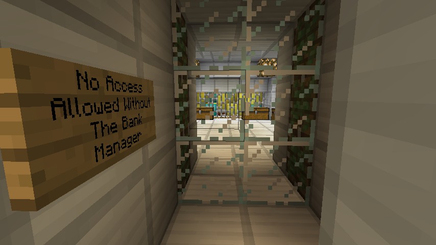 Functional Bank Minecraft Map