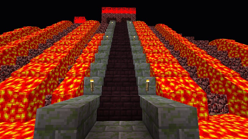 Fire Temple Minecraft Map