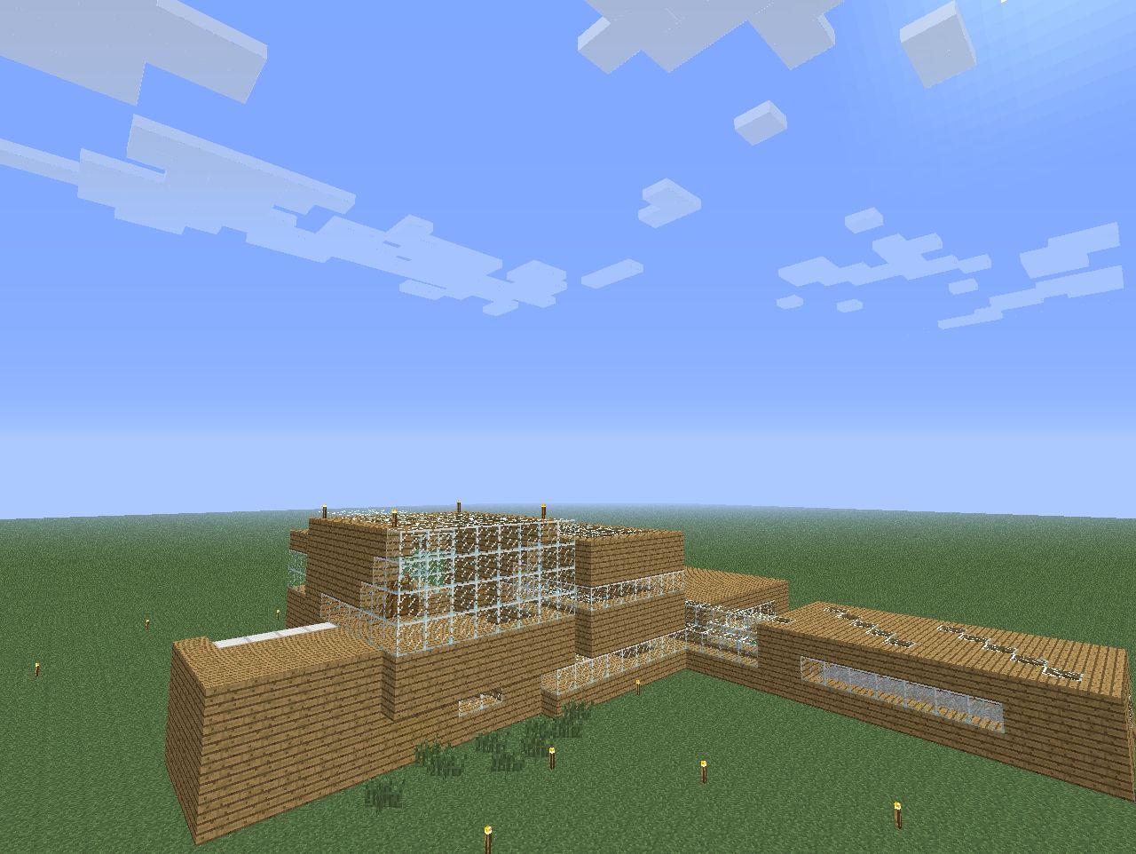 Big Wooden House Minecraft Map