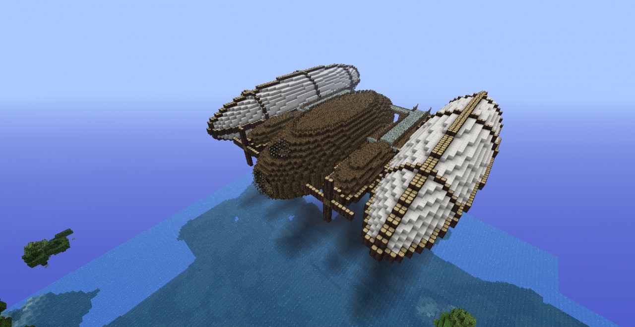 Military Airships (Light Carrier/Heavy Bomber) Minecraft Map