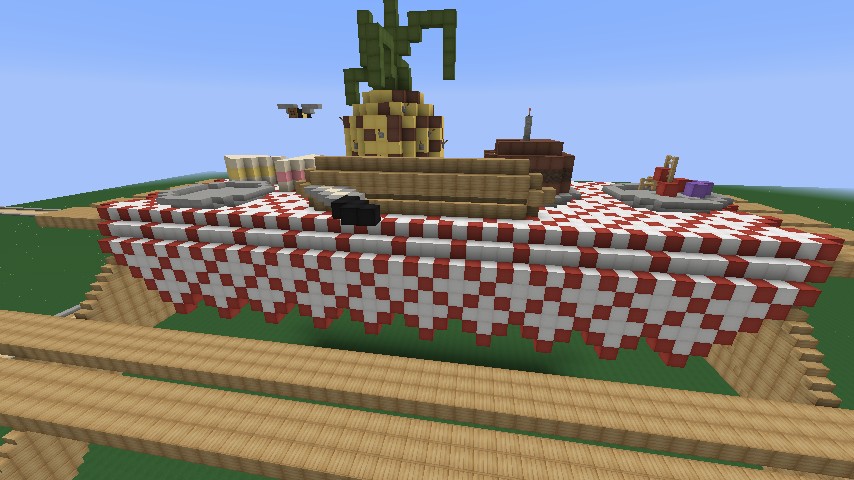 giant picnic table Minecraft Map