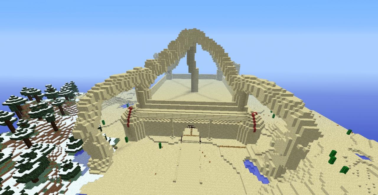 Sandstone Castle Contest. Minecraft Map