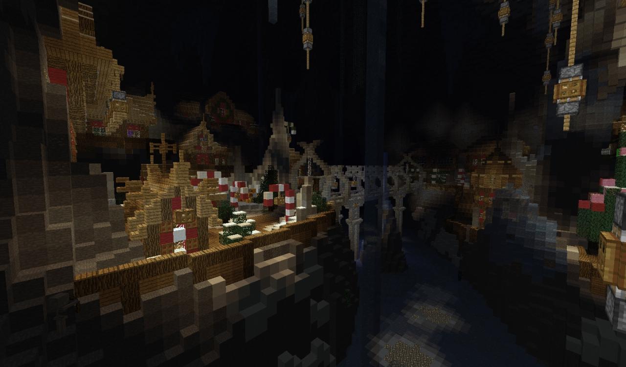 Christmas cave Minecraft Map